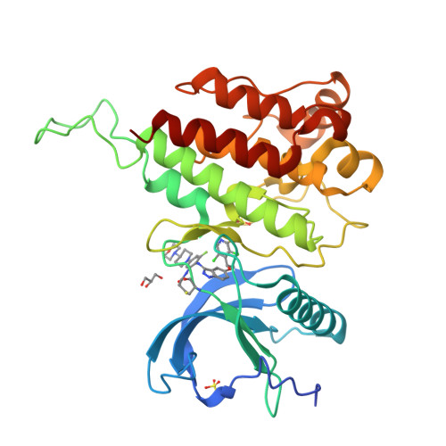 RCSB PDB - 7WCT: Crystal structure of FGFR4 kinase domain with 7v