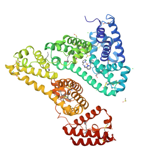RCSB PDB - 7WLF: Crystal structure of the HSA Fe complex