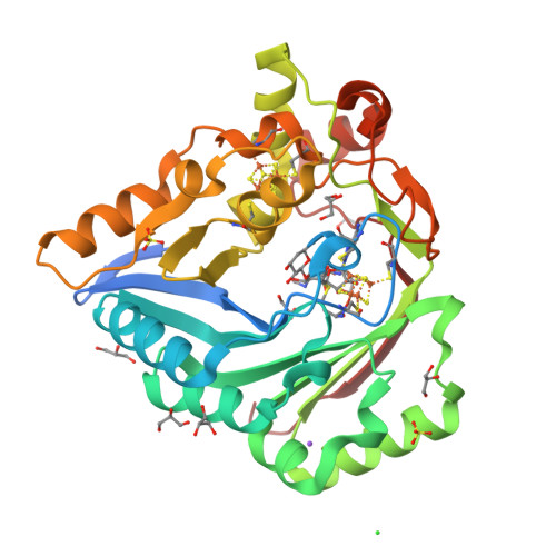 RCSB PDB - 7WZV: The structure of a Twitch Radical SAM Dehydrogenase SpeY