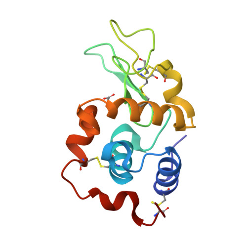 RCSB PDB - 7XF6: Crystal Structure of Human Lysozyme