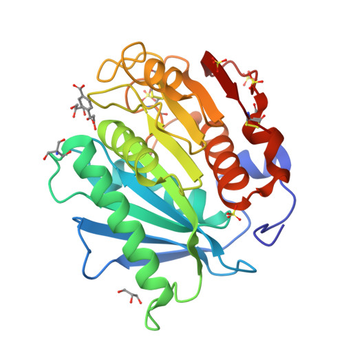RCSB PDB - 7XTW: The structure of IsPETase in complex with MHET