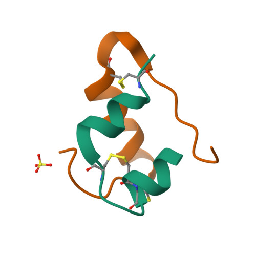 RCSB PDB - 7Z5Q: Crystal structure of human insulin, crystallised in ...