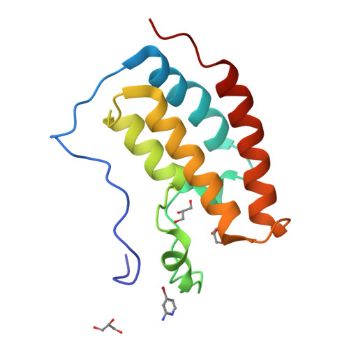 RCSB PDB - 7ZA6: BRD4 in complex with FragLite4
