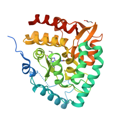 RCSB PDB - 7ZII: Crystal structure of human tryptophan hydroxylase 1 in ...