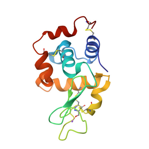 RCSB PDB - 8A9D: Multicrystal room temperature structure of Lysozyme ...