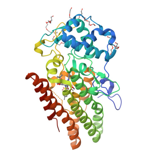 RCSB PDB - 8ABX: Crystal structure of IDO1 in complex with Apoxidole-1