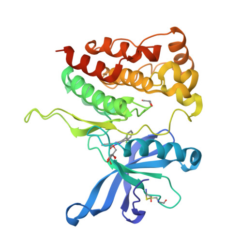 RCSB PDB - 8B8U: Crystal structure of JAK2 JH2-V617F in complex with HTS-A3