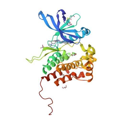 RCSB PDB - 8BA3: Crystal structure of JAK2 JH2 in complex with Bemcentinib