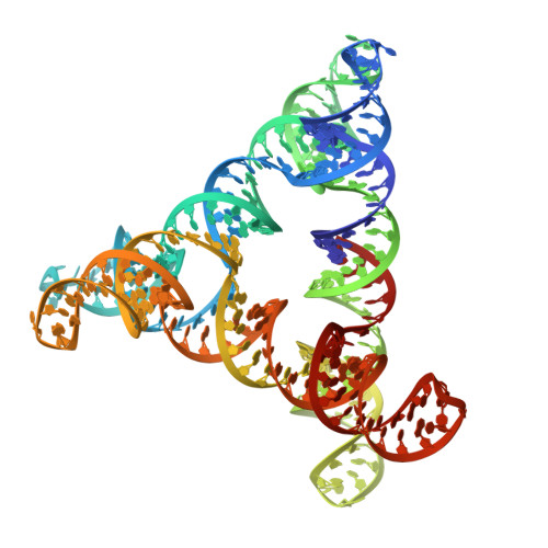 RCSB PDB - 8BTZ: Single-stranded Paranemic Crossover RNA Triangle (PXT)