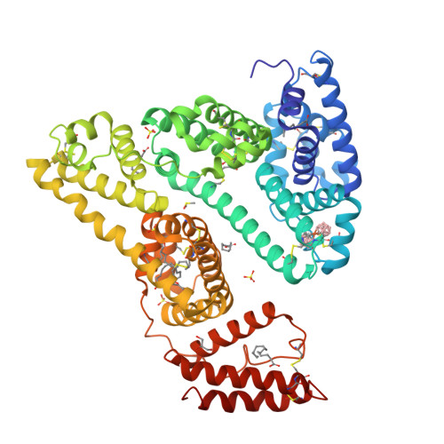 RCSB PDB - 8CKS: Crystal structure of Human Serum Albumin in complex ...