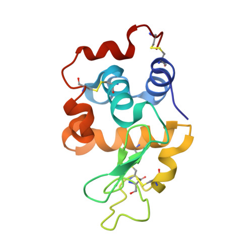 RCSB PDB - 8CPC: 3D electron diffraction structure of Hen Egg-White ...