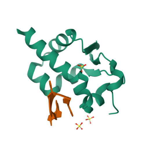 RCSB PDB - 8EY6: LaM domain of human LARP1 in complex with AAAAAG RNA