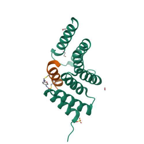 RCSB PDB - 8F14: Structure of the STUB1 TPR domain in complex with H201 ...