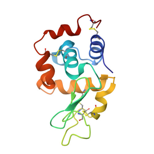 RCSB PDB - 8F2G: Crystal structure of Hen Egg White Lysozyme at 0.44 GPa