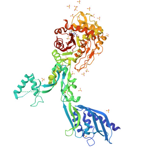 RCSB PDB - 8F3G: Crystal structure of Penicillin Binding Protein 5 ...