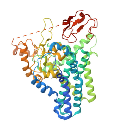 RCSB PDB - 8F6T: Cryo-EM structure of alkane 1-monooxygenase AlkB-AlkG ...