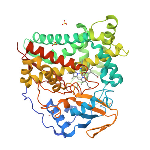 RCSB PDB - 8FLO: X-ray crystal structure of substrate free CYP124A1 ...