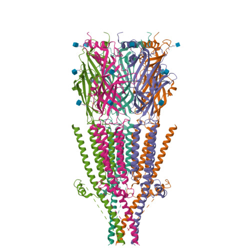 RCSB PDB - 8FRW: Full-length mouse 5-HT3A receptor in complex with ...