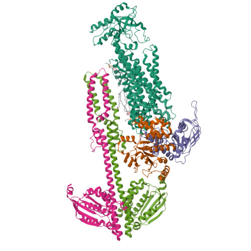 RCSB PDB - 8G3F: BceAB-S nucleotide free BceS state 1