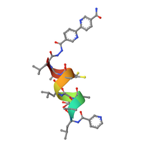 RCSB PDB - 8GBA: Porous framework formed by assembly of a bipyridyl ...