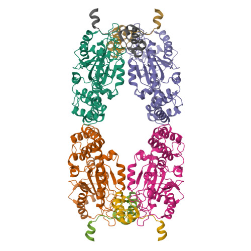 RCSB PDB - 8GQD: Complex Structure of Arginine Kinase McsB and McsA ...