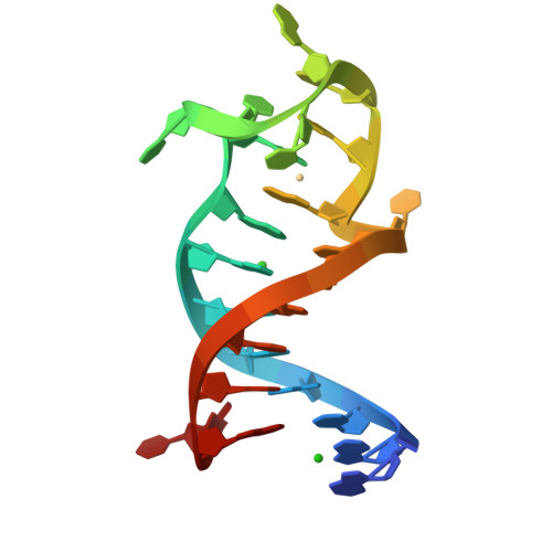 RCSB PDB - 8GZJ: Crystal structure of Cd2+-bound DNA aptamer