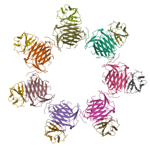 RCSB PDB - 8HXC: Cryo-EM structure of MPXV M2 heptamer in complex with ...