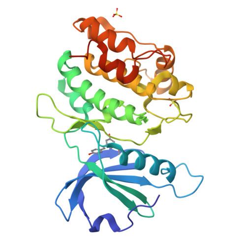 RCSB PDB - 8IE6: Crystal structure of DAPK1 in complex with pinostilbene
