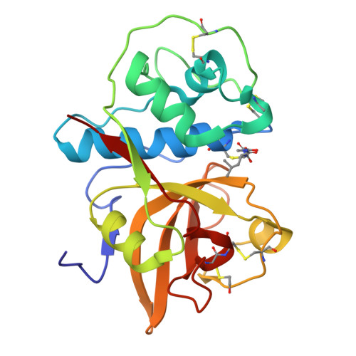 RCSB PDB - 8JCQ: Crystal structure of calotropain FI from Calotropis ...
