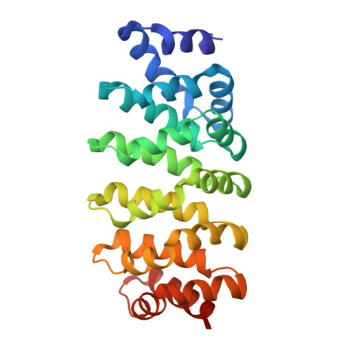RCSB PDB - 8OH7: Structure of A4M4C bound to (KR)4 Solution backbone structure refined by PCS