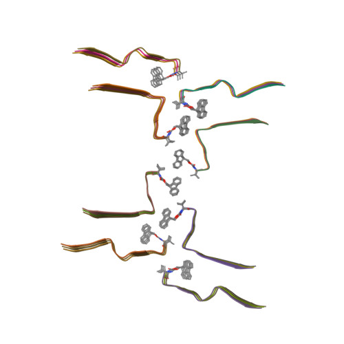 RCSB PDB - 8OHP: Structure of the Fmoc-Tau-PAM4 Type 3 amyloid fibril