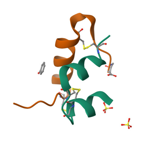 RCSB PDB - 8ONR: Crystal structure of human insulin trans-HypB26-DTI ...