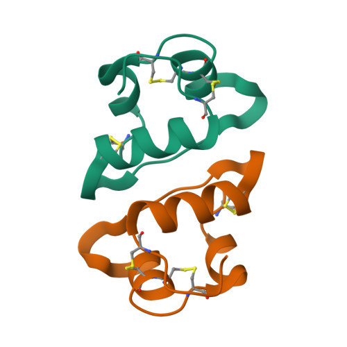 RCSB PDB - 8PJH: Crystal structure of human insulin desB30 precursor ...
