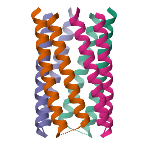 RCSB PDB - 8QAF: X-ray crystal structure of a de novo designed single ...