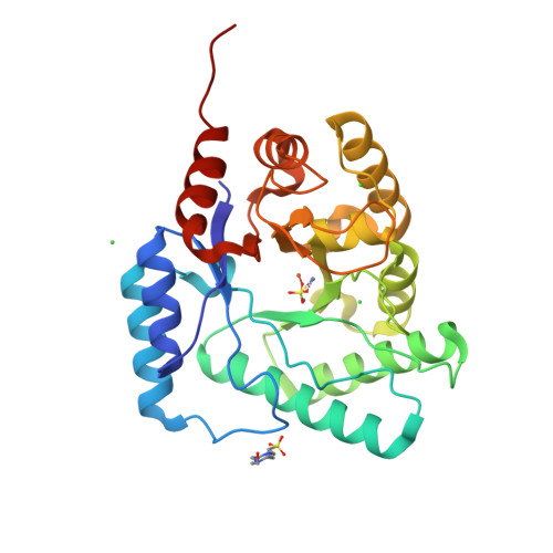 RCSB PDB - 8RLY: E. coli endonuclease IV complexed with sulfate ...