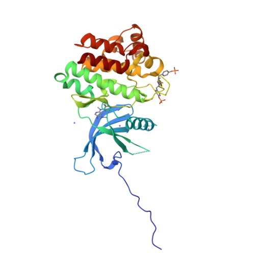 RCSB PDB - 8S85: Crystal structure of JAK1 JH1 domain in complex with ...