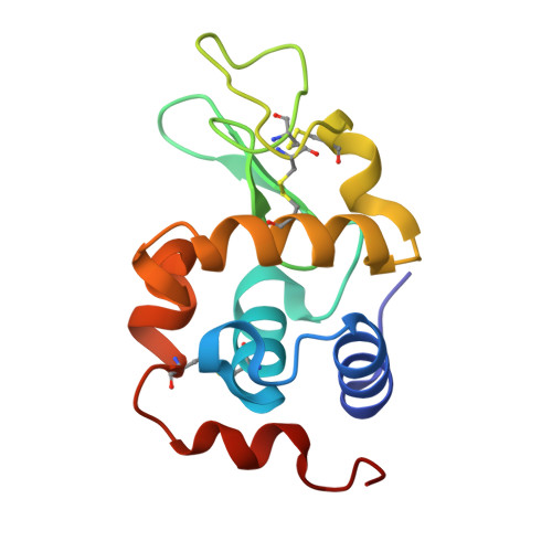 RCSB PDB - 8Y9W: CRYSTAL STRUCTURE OF A LYSOZYME FROM HEN EGG WHITE