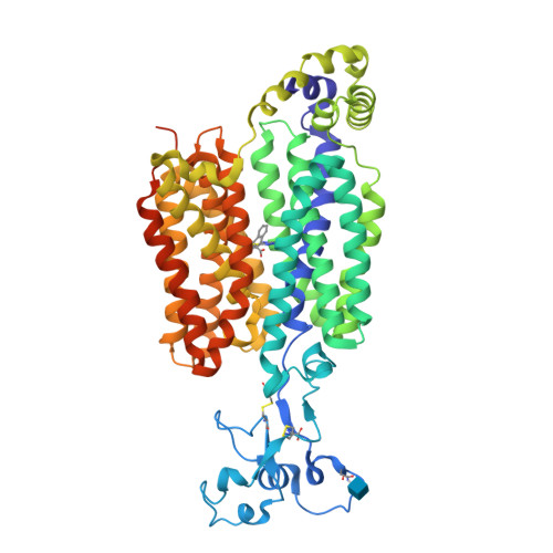 RCSB PDB - 9B1H: Human urate transporter 1 URAT1 in complex with lesinurad