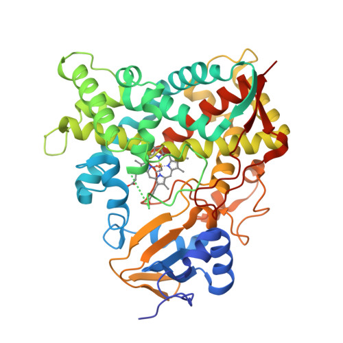 RCSB PDB - 9BAT: Crystal structure of sterol 14 alpha-demethylase ...