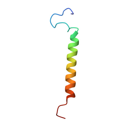 RCSB PDB - 9BET: Structure of the human CD33 transmembrane domain