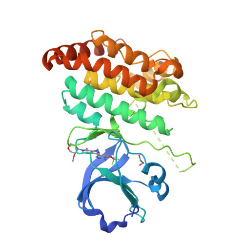RCSB PDB - 9CDY: Crystal structure of DLK with inhibitor bound