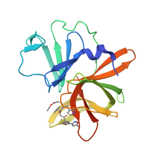 RCSB PDB - 9DAL: Human norovirus GII.3 R112A mutant protease in complex ...