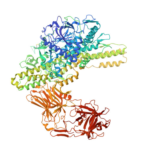 RCSB PDB - 9EA9: Crystal structure of BoNT/A-NTNH-HA70 -VHH_F12-VHH_H7 ...