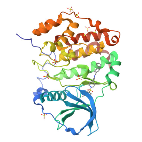 RCSB PDB - 9EPY: Crystal structure of human Casein Kinase II subunit alpha (CK2a1) in complex ...
