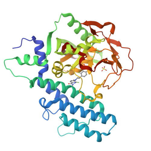 RCSB PDB - 9ETR: Crystal structure of PARP1 catalytic domain bound to ...