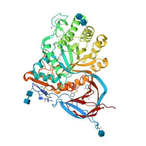 RCSB PDB - 9FA6: Gcase in complex with small molecule inhibitor 1