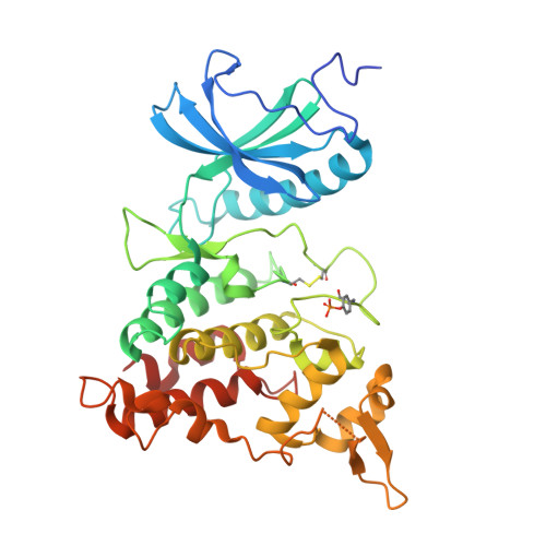 RCSB PDB - 9FT6: Crystal structure of human DYRK1A in complex with ARN25697