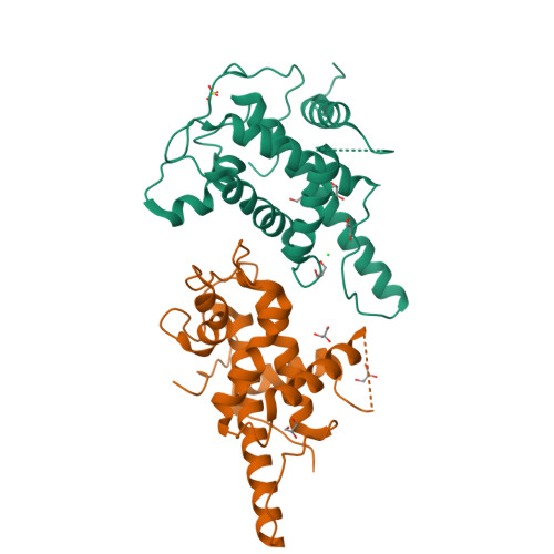 RCSB PDB - 9GSQ: DNA binding domain of J-DNA Binding Protein 3 (JBP3)