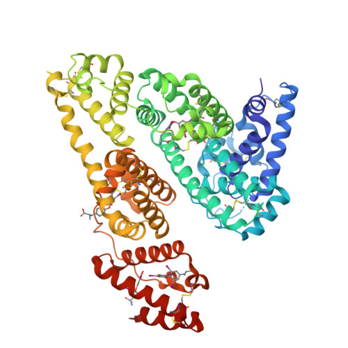 RCSB PDB - 9IK7: Human Serum Albumin crystallized with T4, pH 7.5