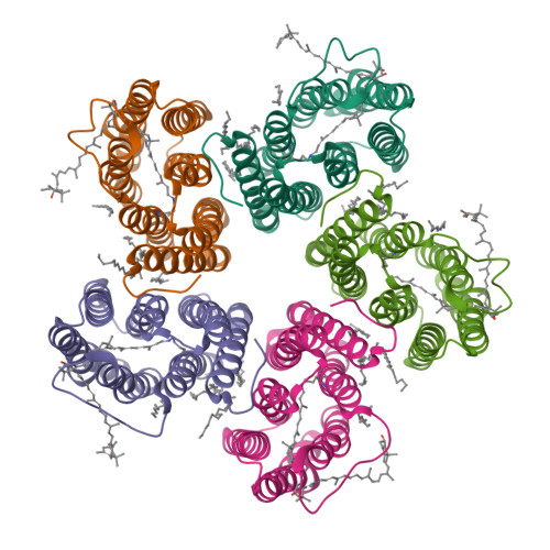 RCSB PDB - 9JOU: Cryo-EM structure of the zeaxanthin-bound light-driven ...